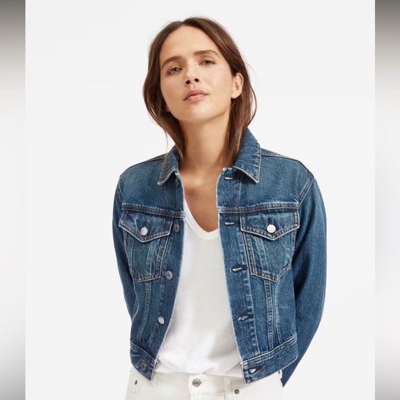 Everlane | Jackets & Coats | Everlane Cropped Denim Jacket | Poshmark